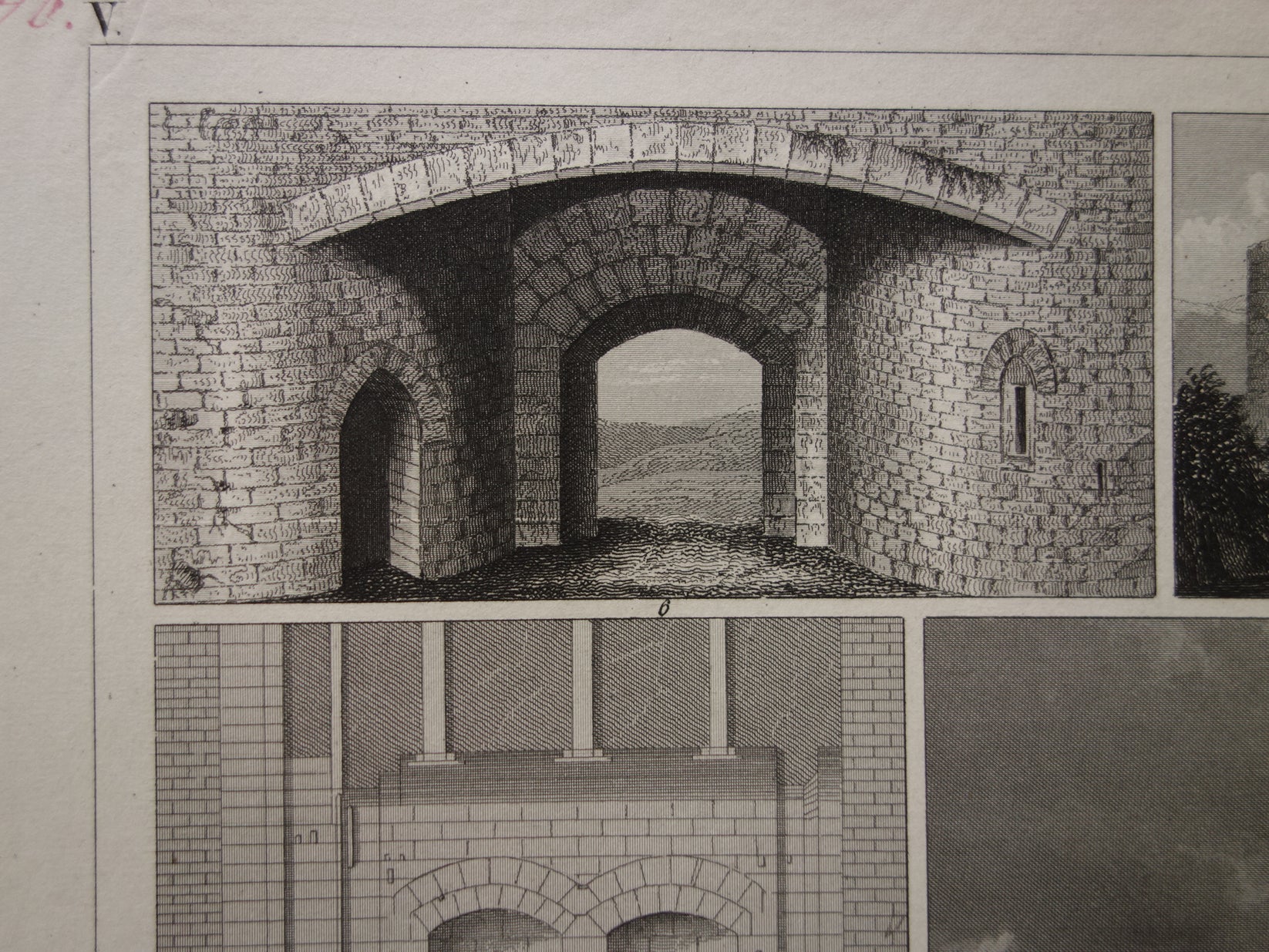 VESTINGEN uit de Middeleeuwen oude prent over historische fortificatie ...